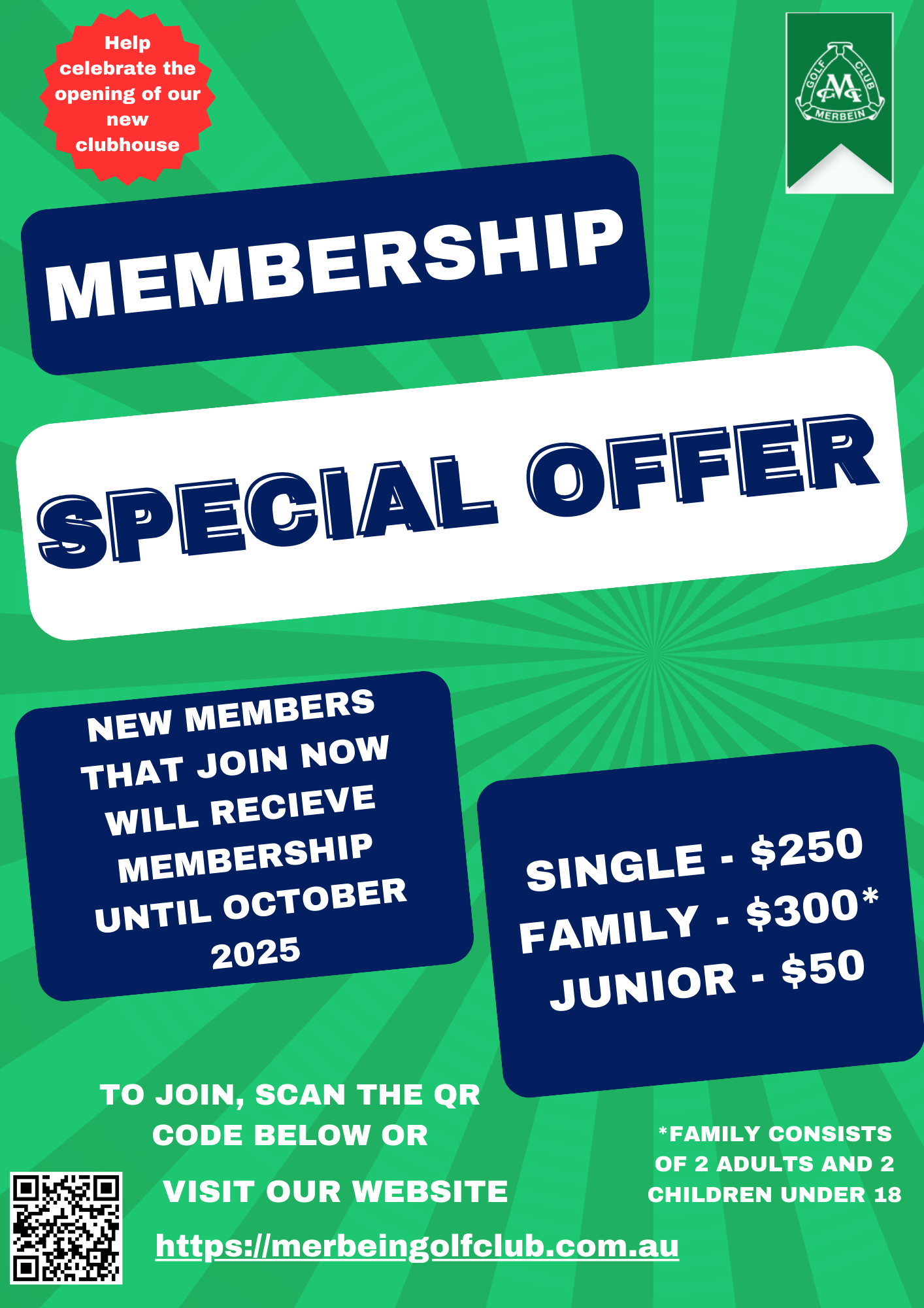 Become a Member | Merbein Golf Club